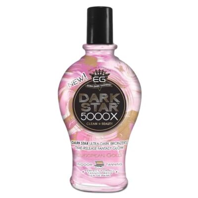 European Gold Dark Star 5000X Indoor Tanning Lotion with Time-Release ...